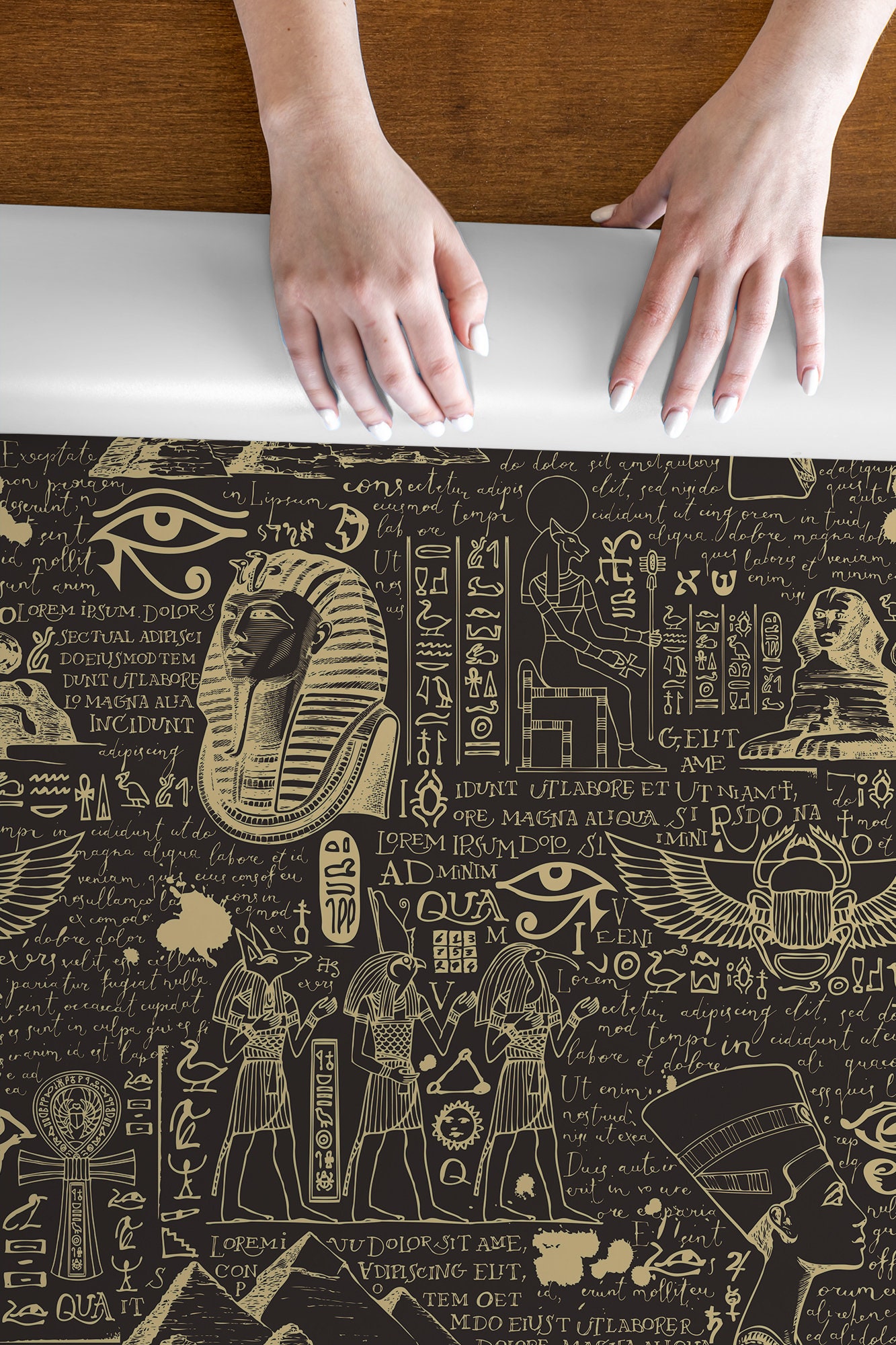 Ancient Egypt Wallpaper Wall Decor Home Renovation Wall Art Peel and ...