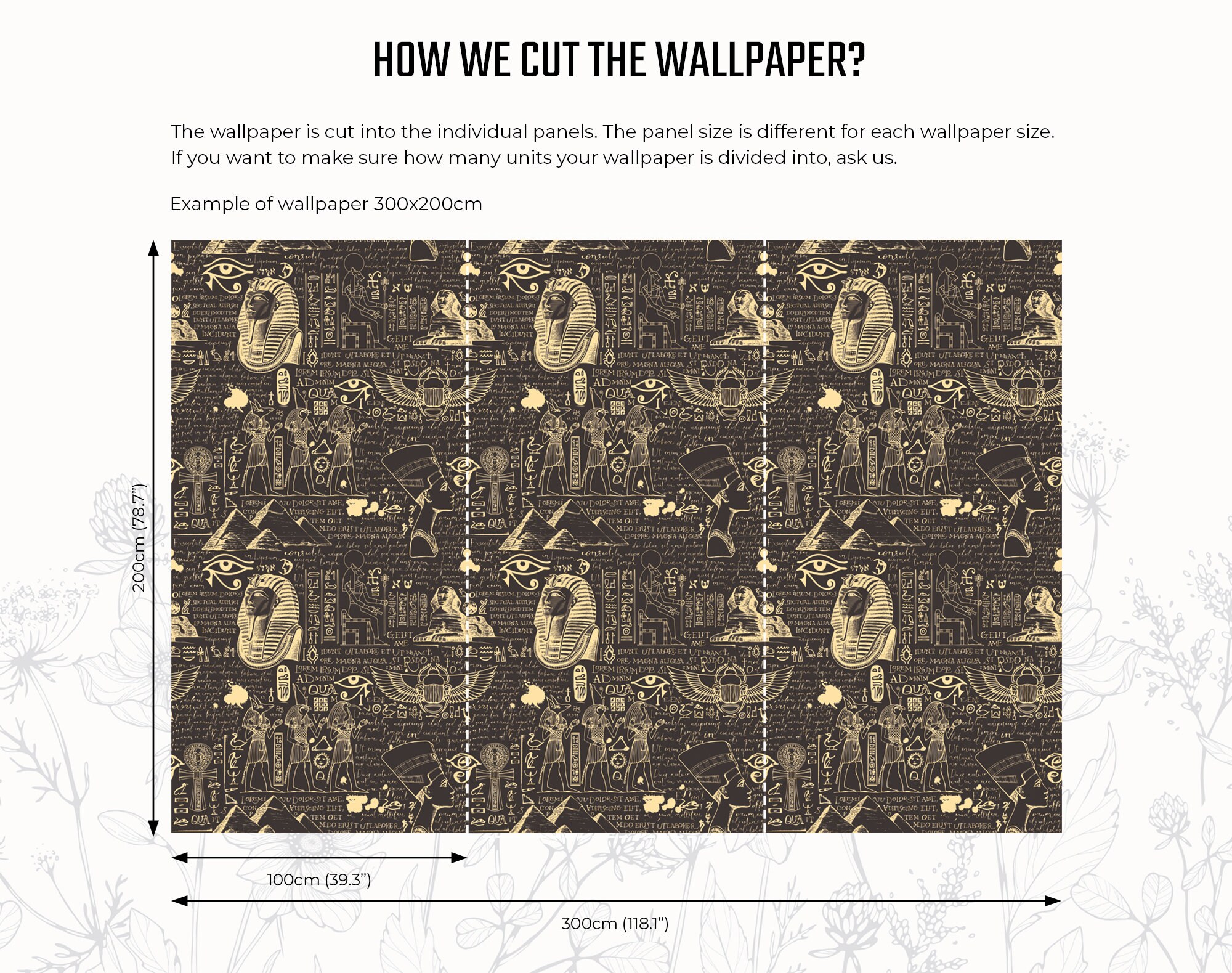 Ancient Egypt Wallpaper Wall Decor Home Renovation Wall Art Peel and ...