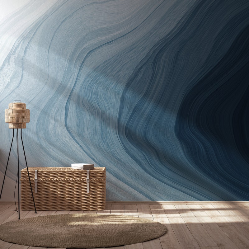 Blue Wallpaper - Etsy