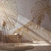 Matte Gold Floral Wallpaper | Wall Decor | Home Renovation | Wall Art ...