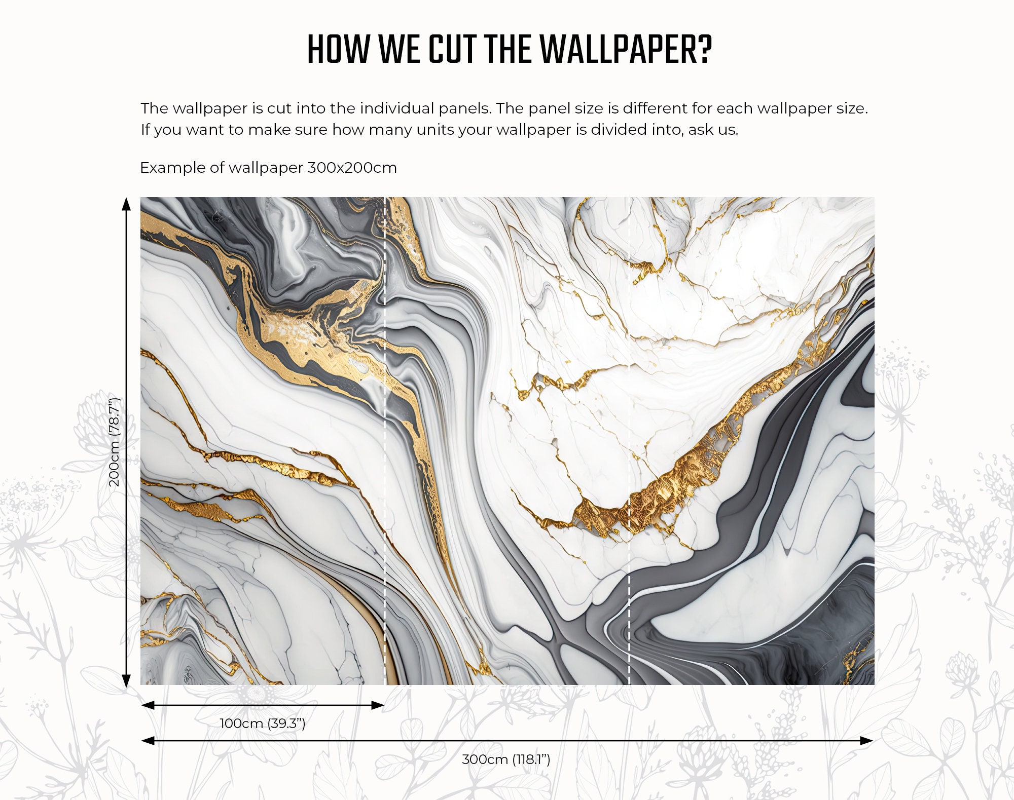 Light Marble Wavy Pattern Wallpaper Wall Decor Home Renovation Wall Art ...