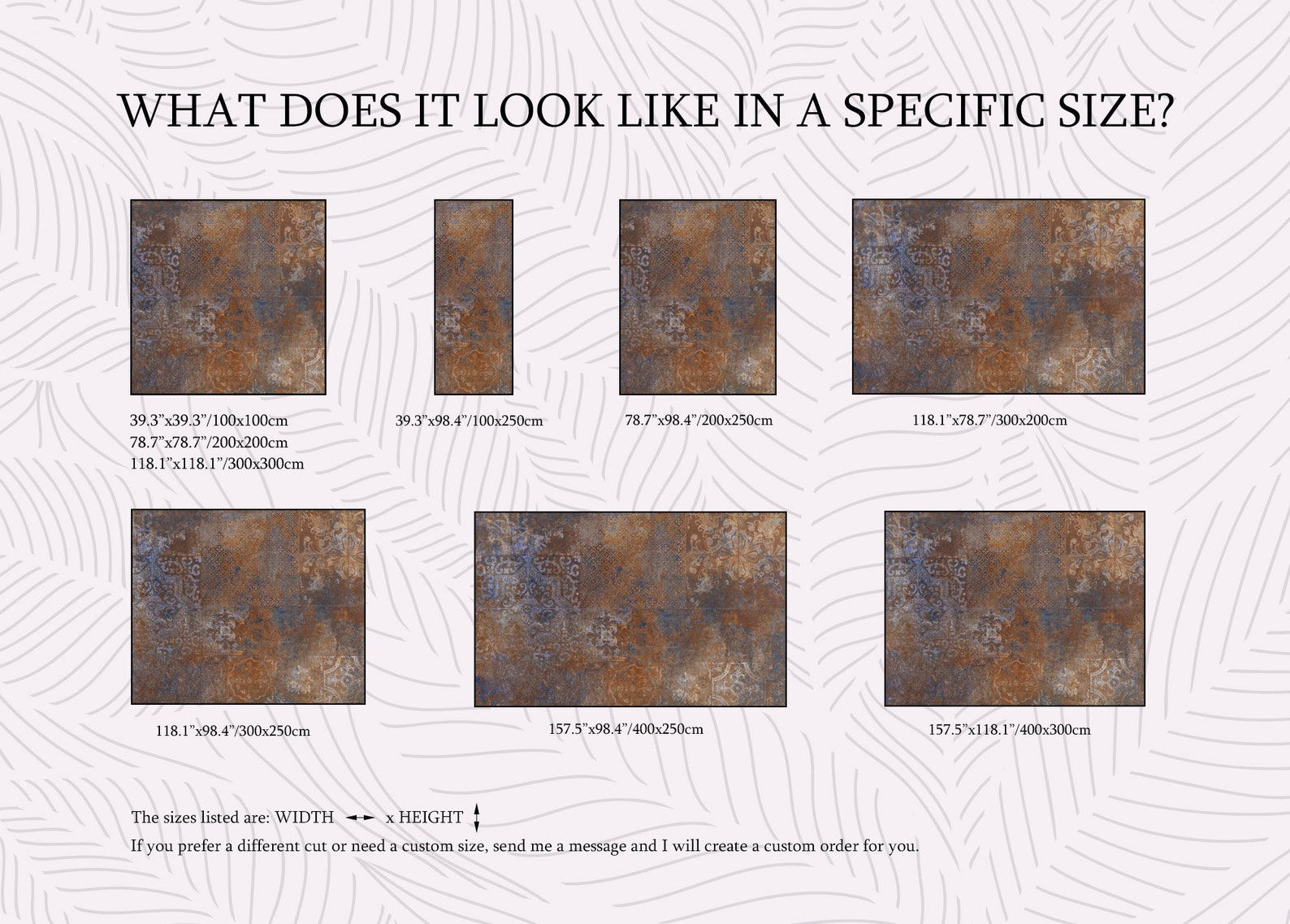 Abstract Rusty Wallpaper, Grunge Wall Mural | Wall Decor | Home ...