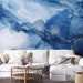 Japanese Style Wall Mural, Wave Pattern | Wall Decor | Home Renovation ...