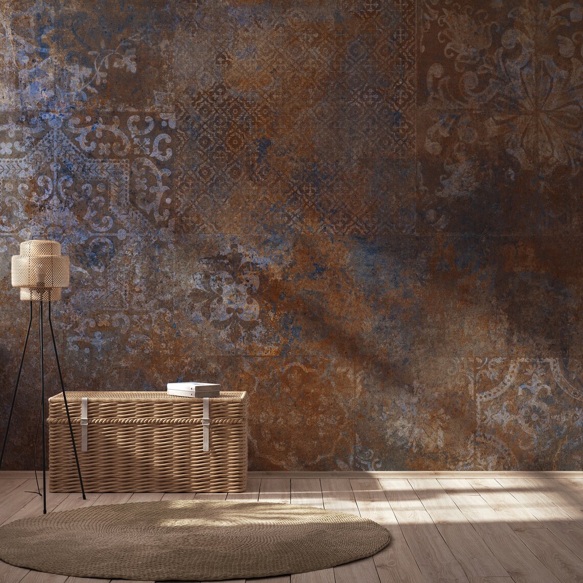 Abstract Rusty Wallpaper, Grunge Wall Mural | Wall Decor | Home ...