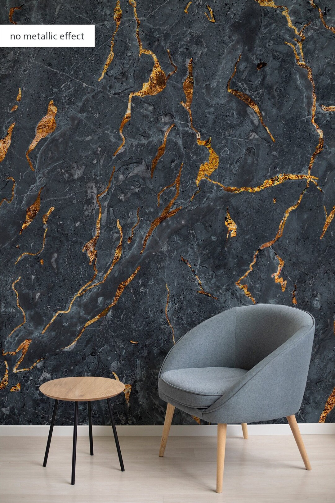 Abstract Non-gold Marble Wallpaper | Wall Decor | Home Renovation ...