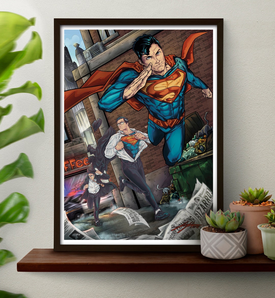 Print Fanart Superman Transformation Juanjolopez Art - Etsy UK