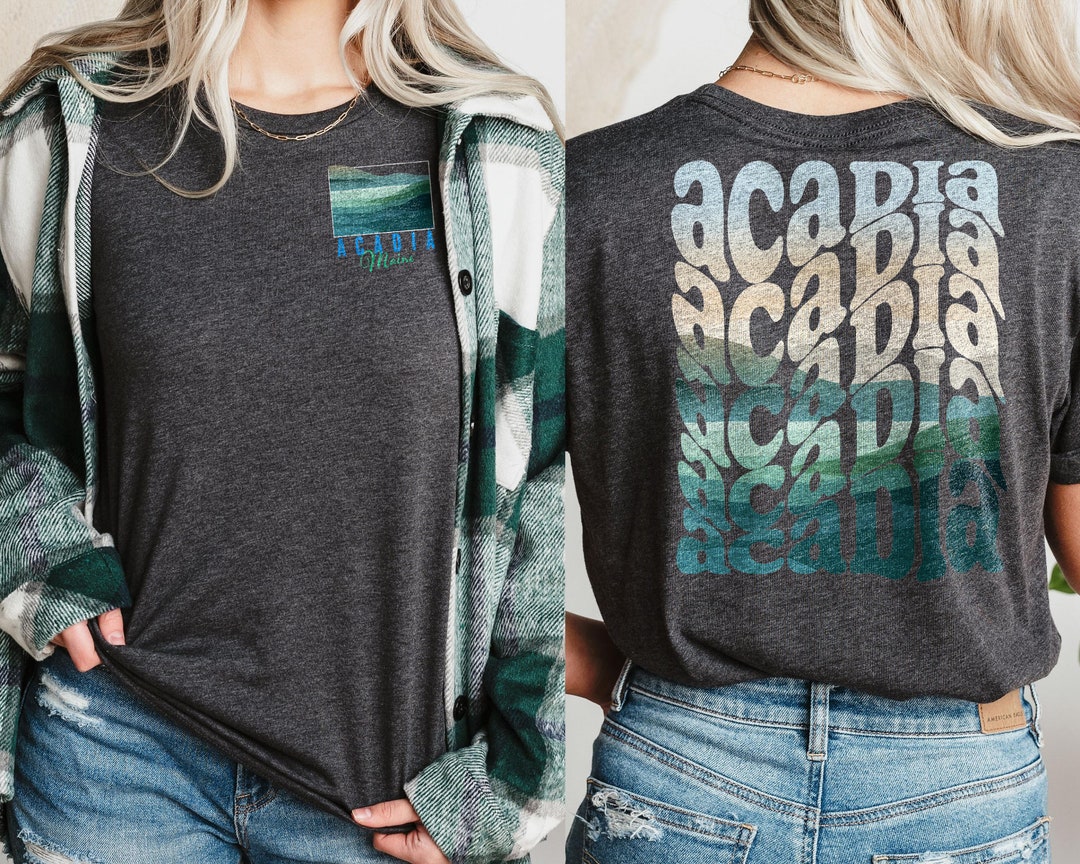 Acadia National Park Shirt, National Park Shirt, Groovy Tee, Acadia Tee ...