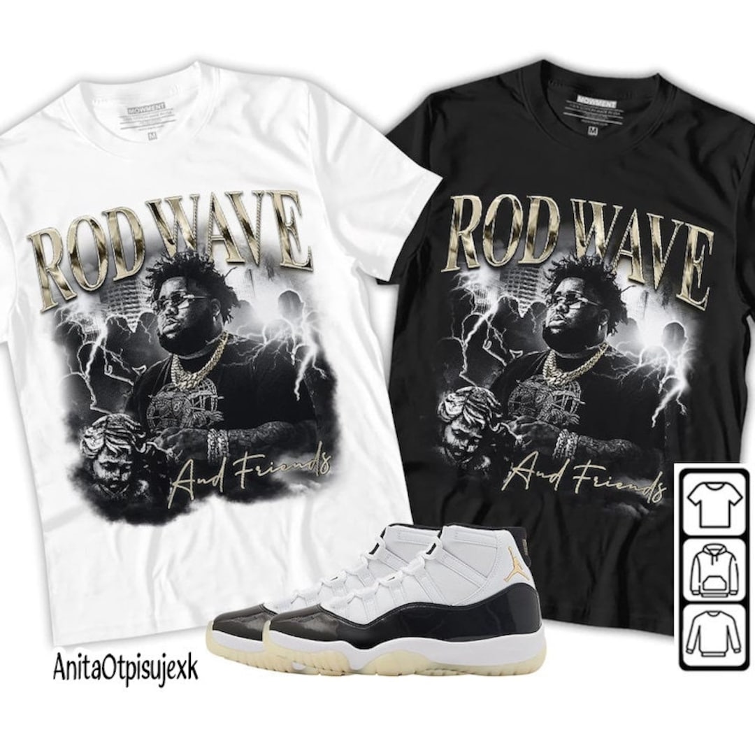 Rod Wave Rap Unisex Shirt to Match Sneaker Gratitude 11s Tee, AJ 11 ...