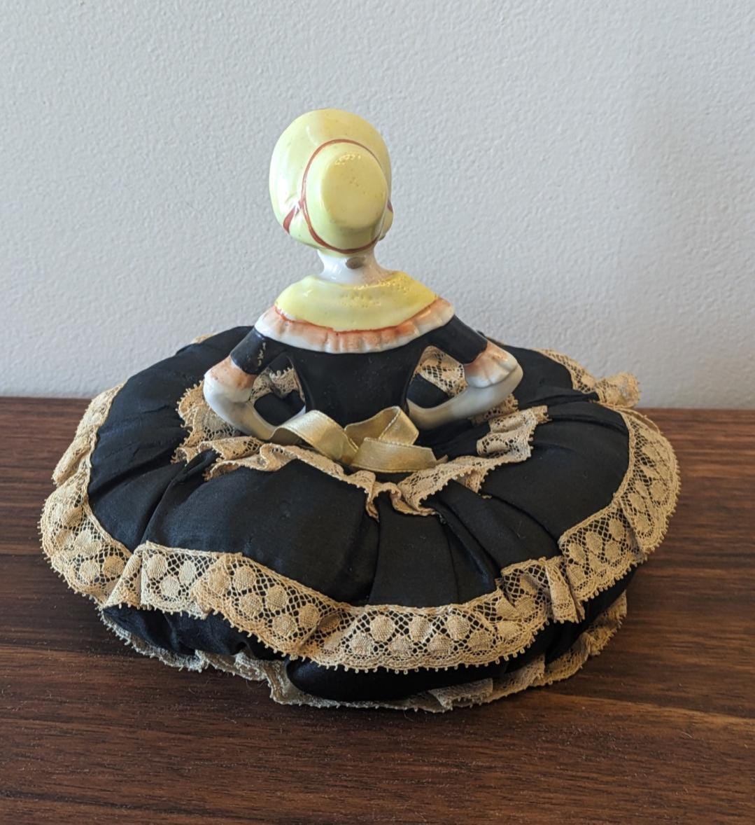 Antique Half-dolls on Original Pincushion Bases - German Made - Etsy