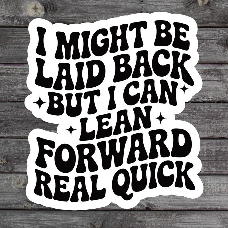 Lean Forward Real Quick - Etsy