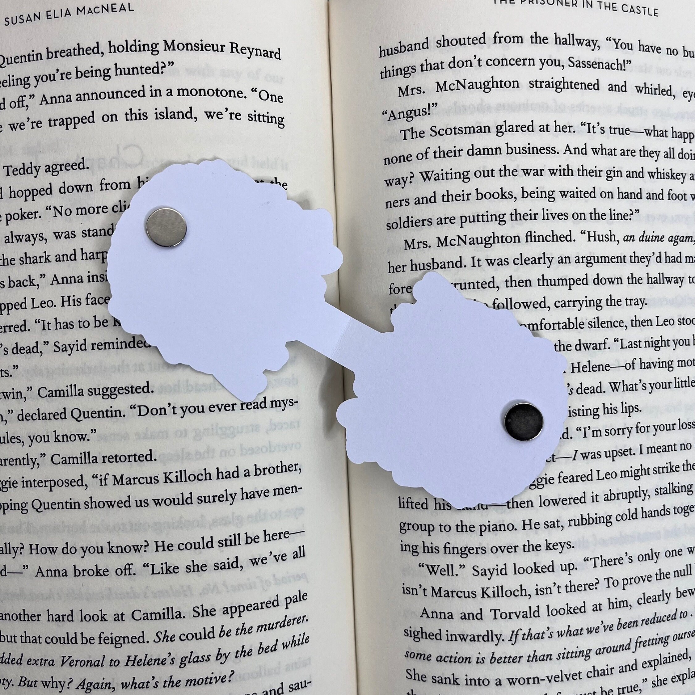 Morally Grey Bookmark, Magnetic Bookmark, Skeleton Book Lover Gift ...