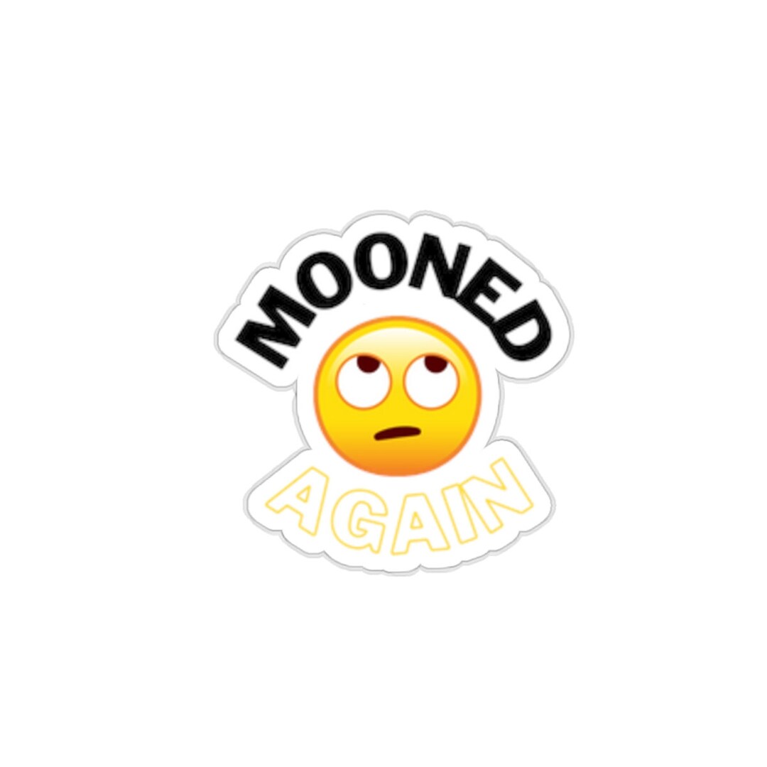 Mooned Again Solar Eclipse Kiss-cut Sticker - Etsy