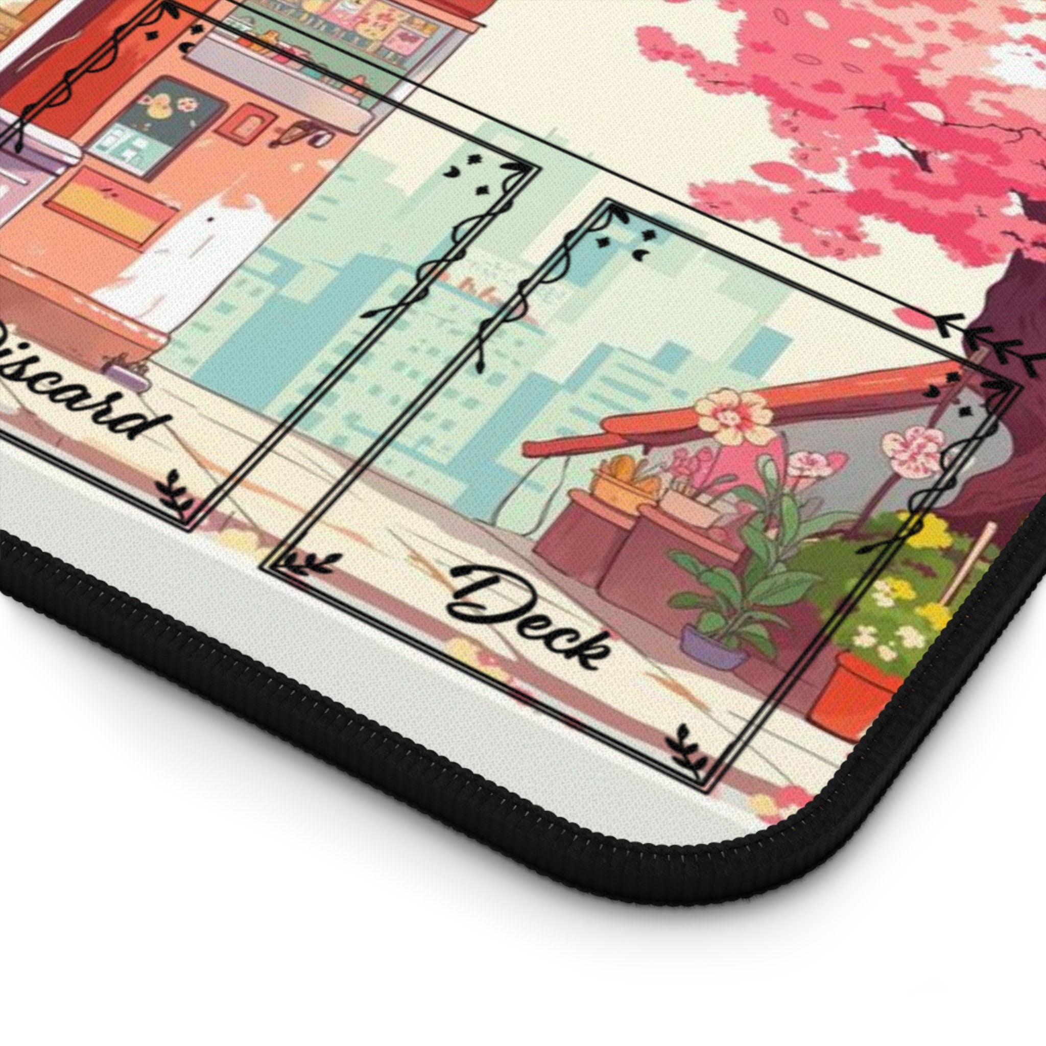 Japanese Storefront Lorcana Playmat Kawaii Card Game Mat With Organized ...