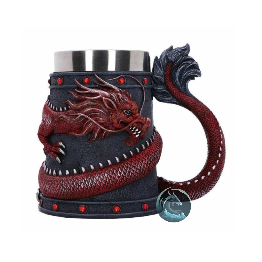 DND Mug Drakkar Tankard 20oz Wine Beer Cup Tankard Drinking Mug Fantasy ...