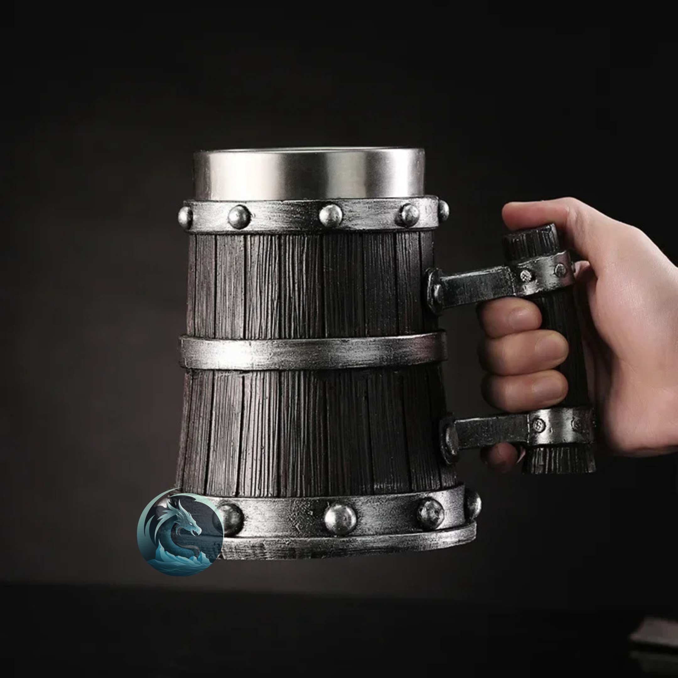 DND Viking Mug Drakkar Tankard 20oz Wine Beer Cup Tankard Drinking Mug ...