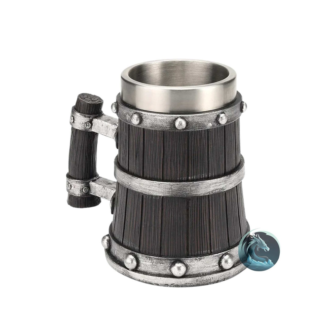 DND Viking Mug Drakkar Tankard 20oz Wine Beer Cup Tankard Drinking Mug ...