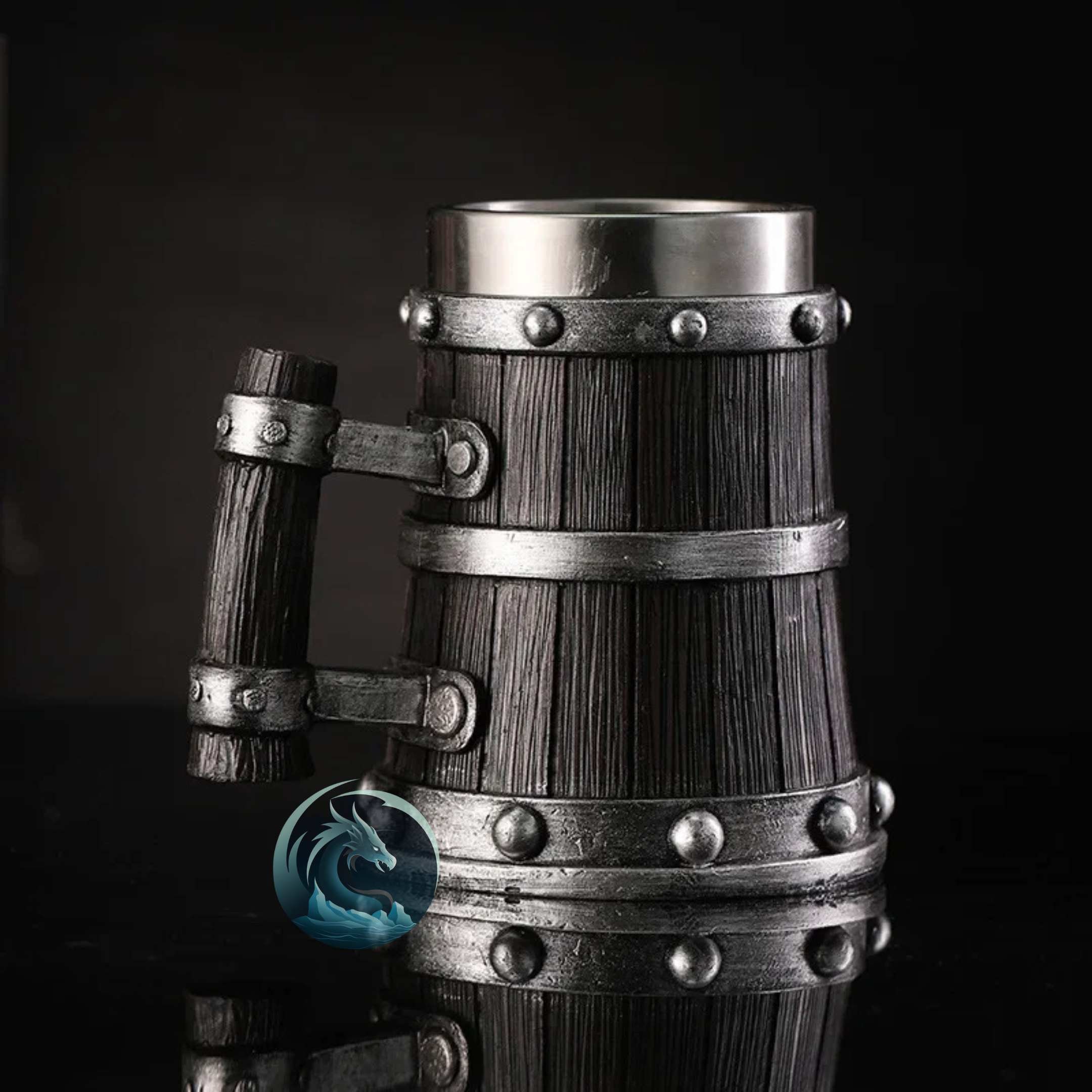 DND Viking Mug Drakkar Tankard 20oz Wine Beer Cup Tankard Drinking Mug ...