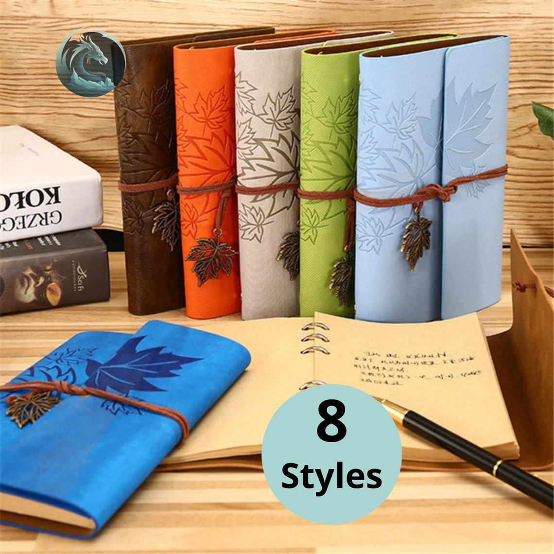 DND Journal, Fantasy Rustic Leather Journal Writing Notebook for ...