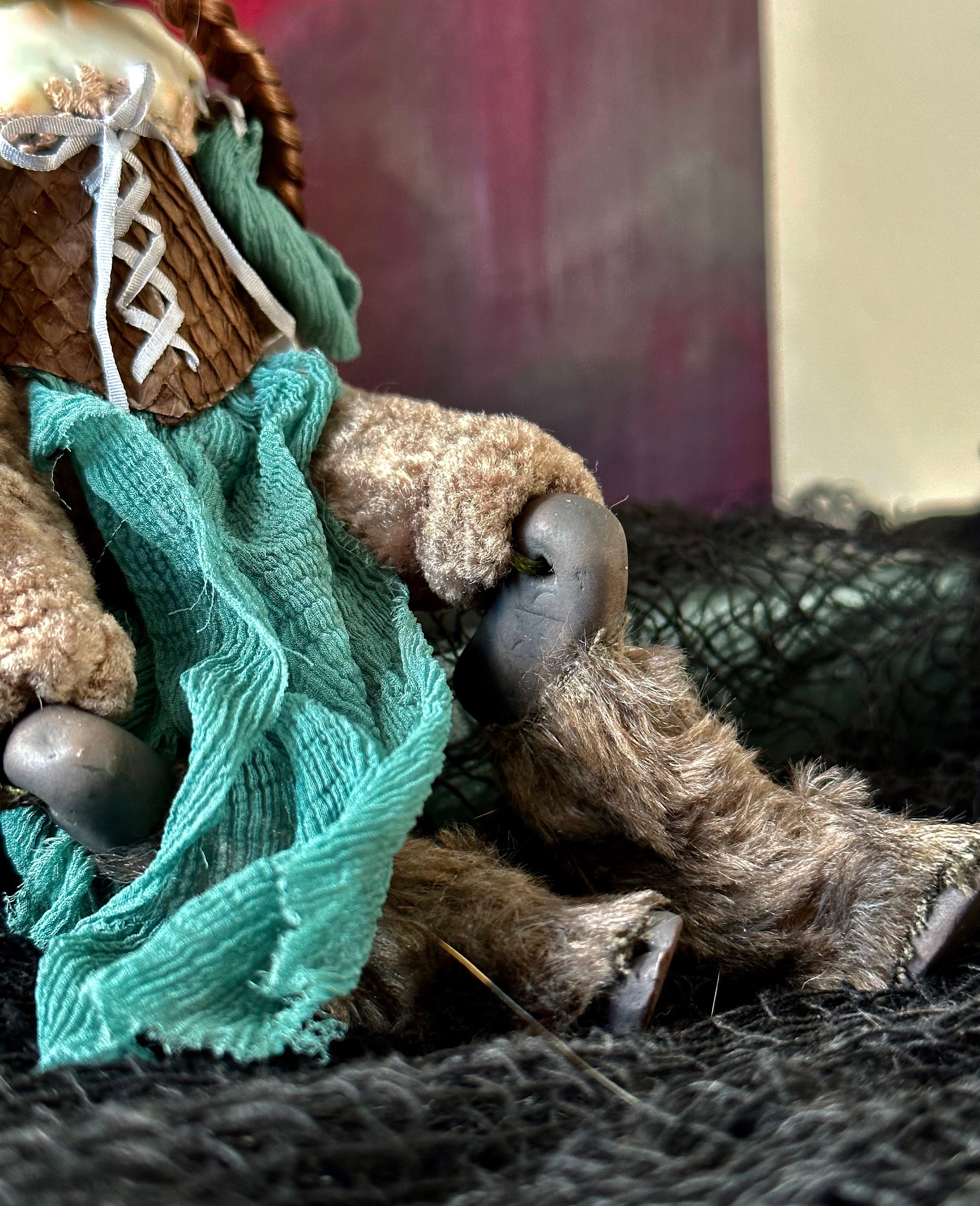 Teddy Doll in Romantic Style 00AK Porcelain Fawn Figurine Present - Etsy