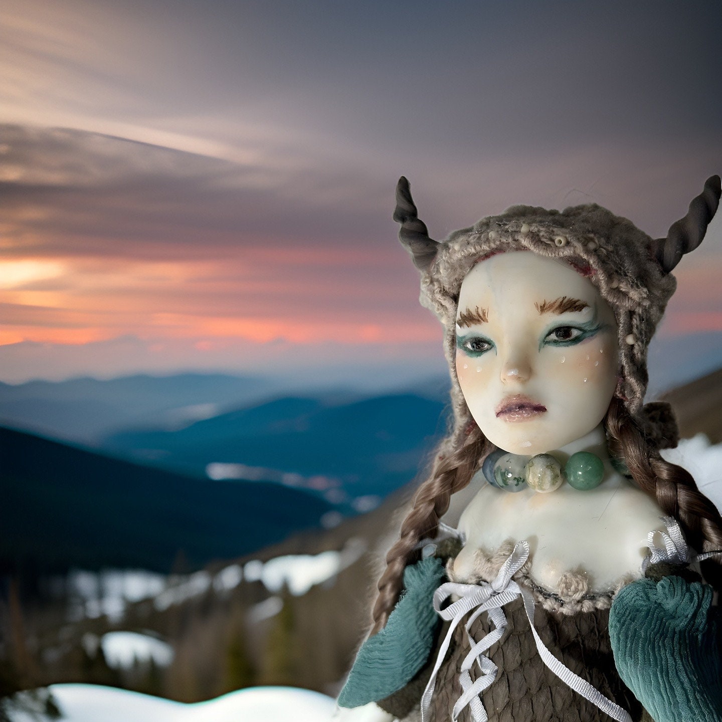 Teddy Doll in Romantic Style 00AK Porcelain Fawn Figurine Present - Etsy