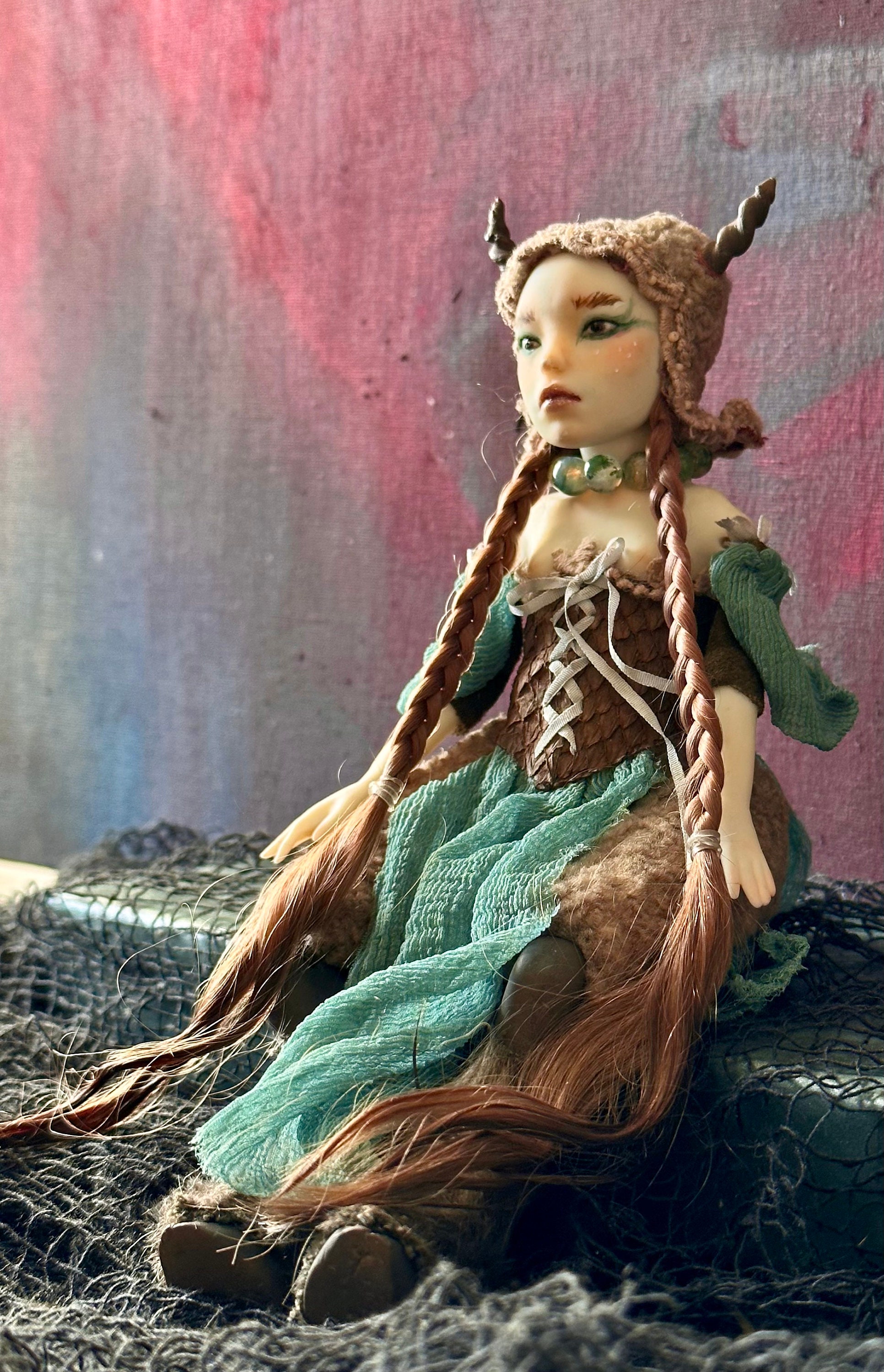 Teddy Doll in Romantic Style 00AK Porcelain Fawn Figurine Present - Etsy