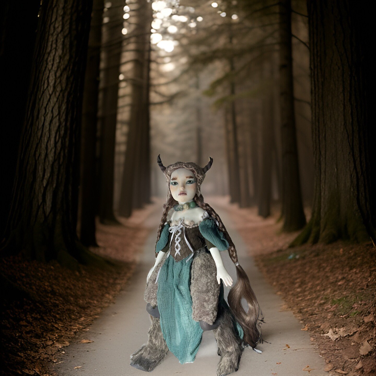 Teddy Doll in Romantic Style 00AK Porcelain Fawn Figurine Present - Etsy