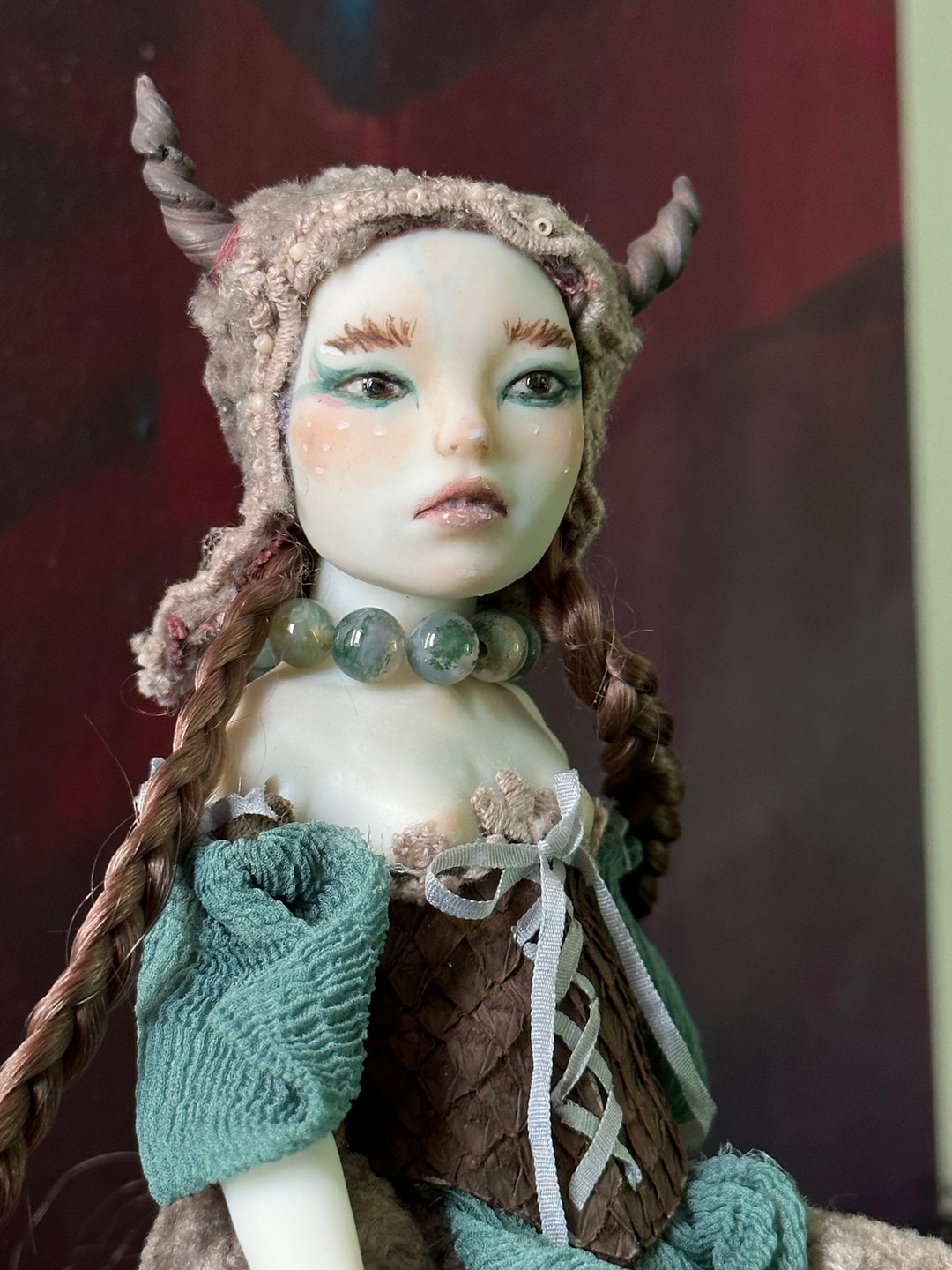 Teddy Doll in Romantic Style - 00AK Porcelain Fawn Figurine Present - Etsy