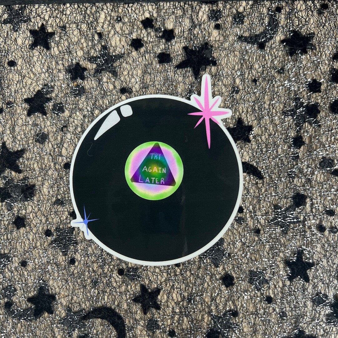 Try Again Later Sticker - Etsy