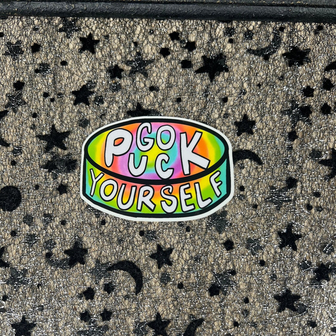 Go Puck Yourself Sticker - Etsy