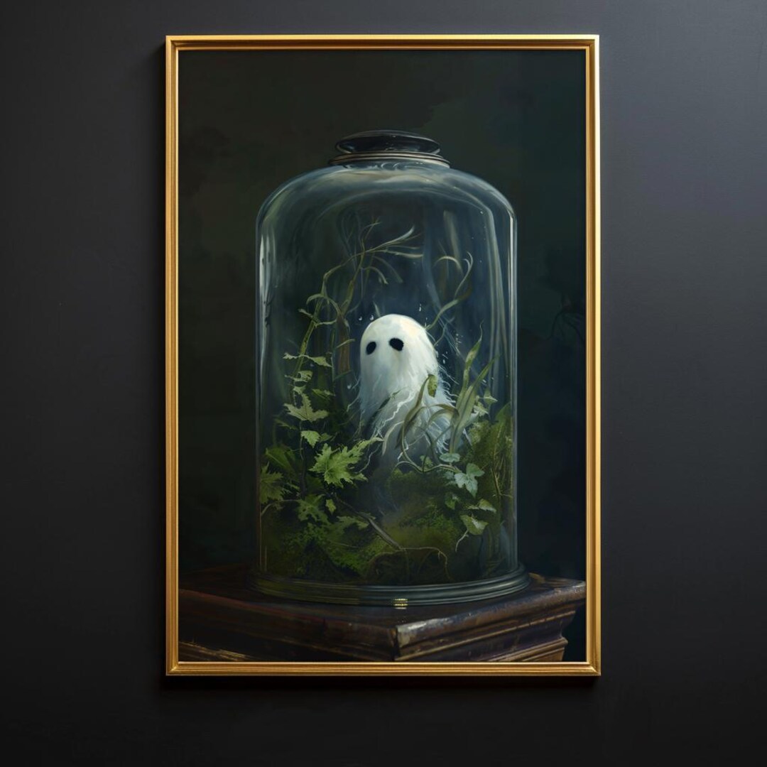 Ghost Trap - Printable Ghost Art, Ghostcore Art, Dark Academia Art ...
