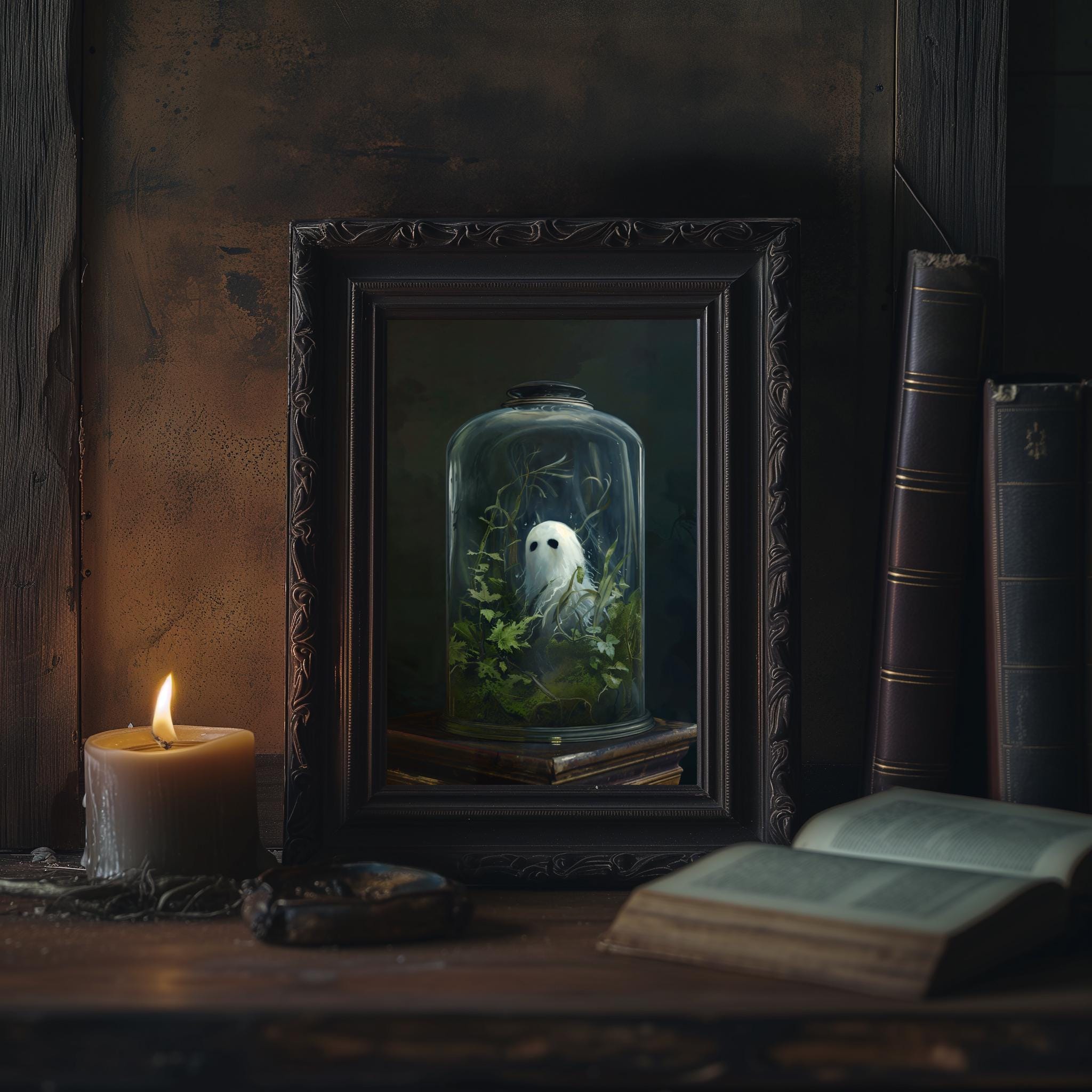 Ghost Trap - Printable Ghost Art, Ghostcore Art, Dark Academia Art ...
