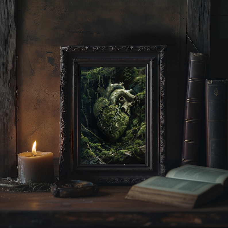 Heart of the Forest - Printable Naturecore Art, Goblincore Art ...