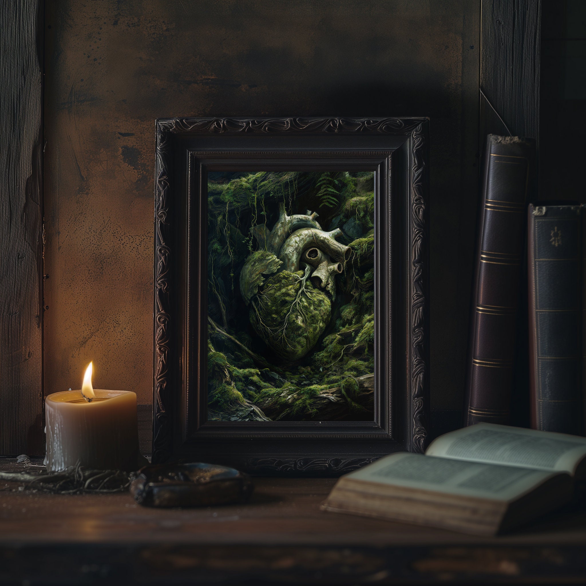 Heart of the Forest - Printable Naturecore Art, Goblincore Art ...
