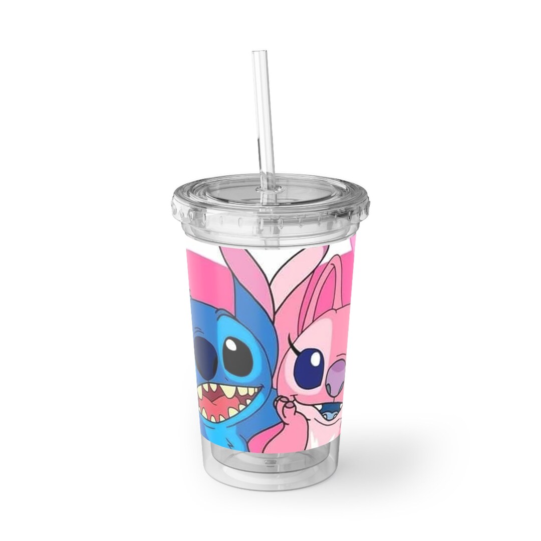 Stitch and Angel Cup - Etsy
