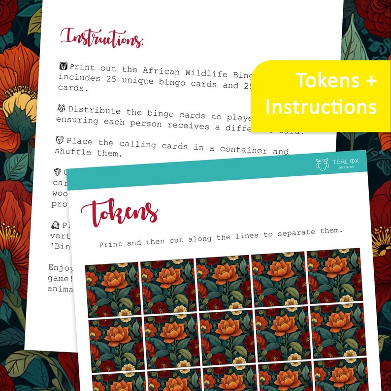 Amazon Rainforest Animals Bingo | Printable Jungle Bingo Game ...