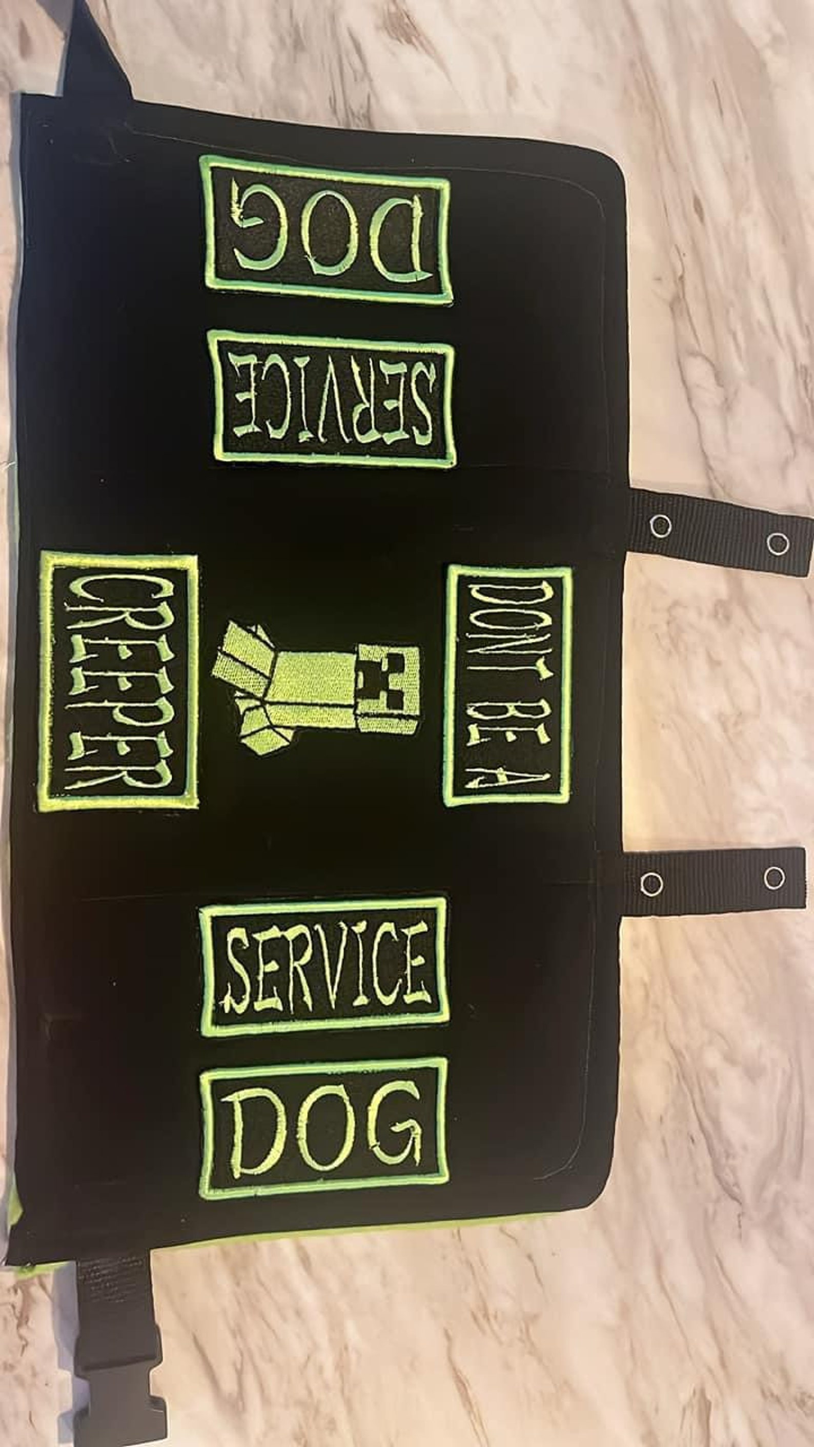 Dont Be a Creeper Service Dog Cape - Etsy