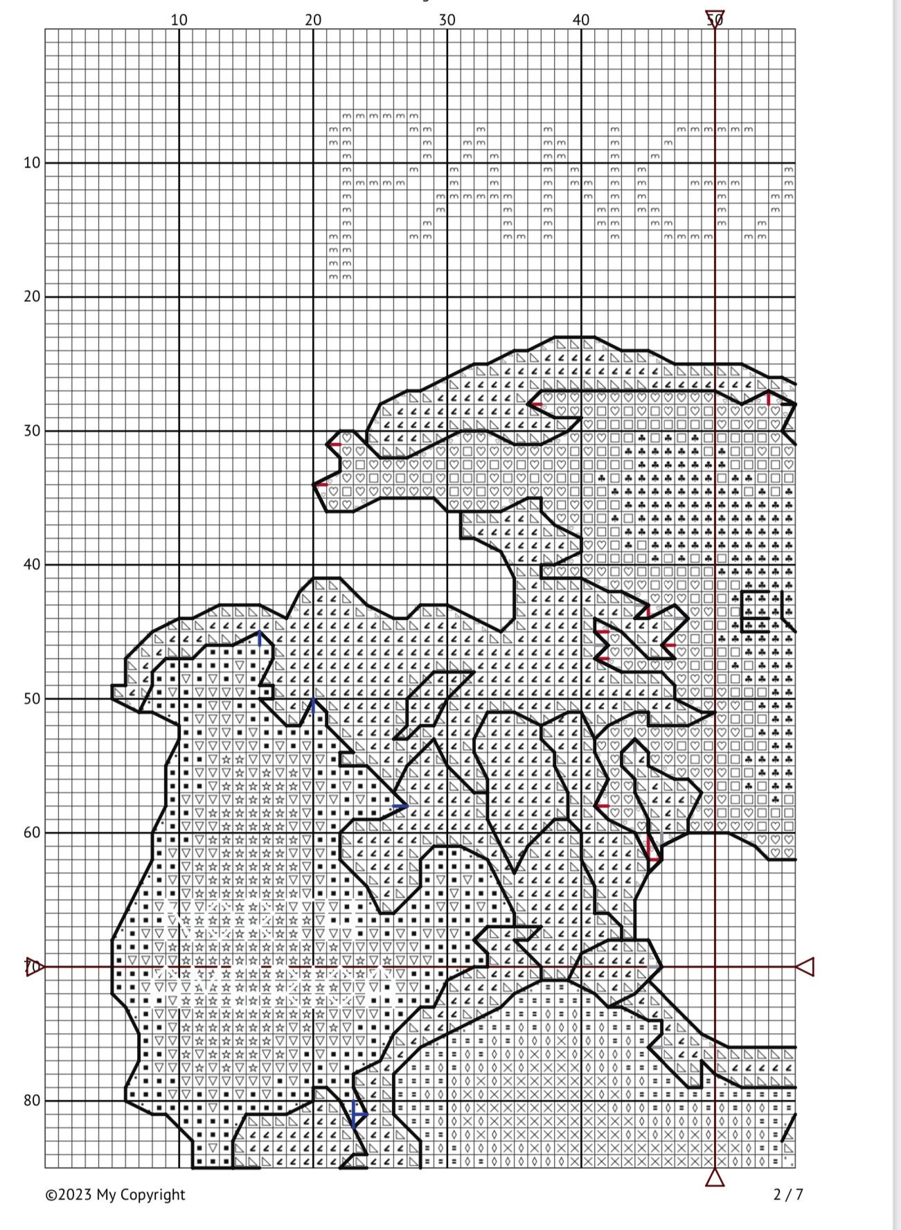 Pangaea Cross-stitch Pattern Downloadable PDF - Etsy