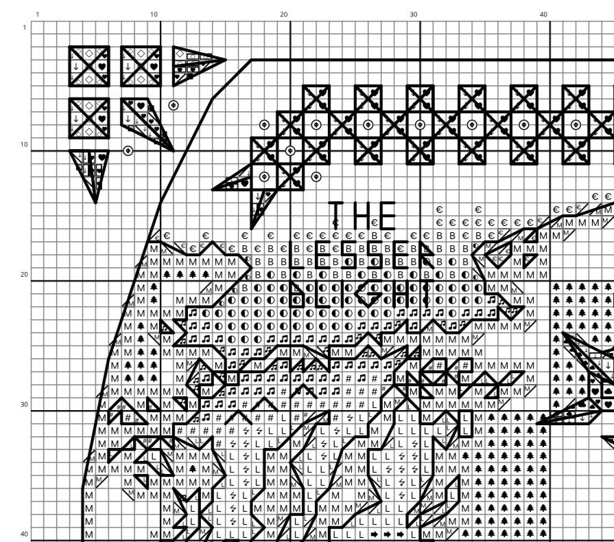Wheel of Time World Map Cross Stitch Pattern PDF - Etsy
