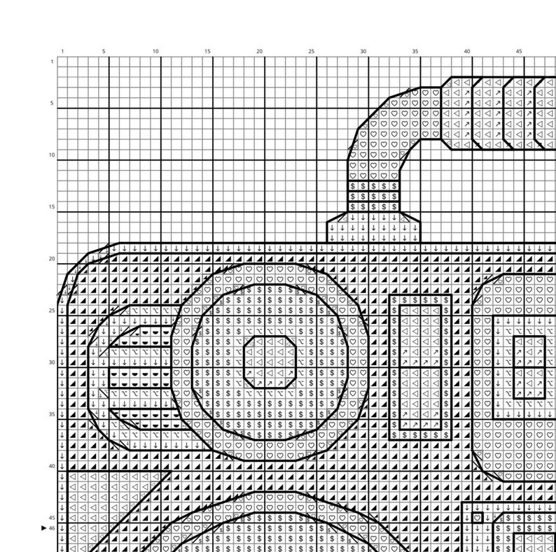Retro Boombox Cross-stitch Pattern PDF - Etsy