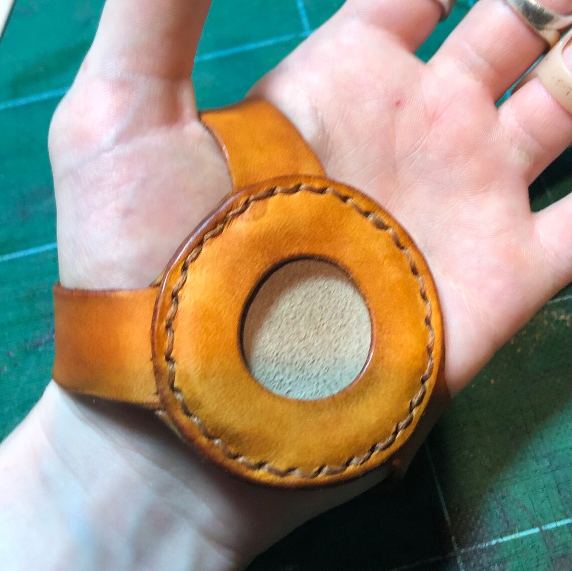 Pattern PDF Leather Palm Protector for Hand Stitching - Etsy
