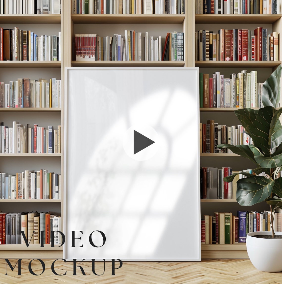 Video Frame ISO A1 Mockup, Animated Frame Mockup, PSD Smart Object ...