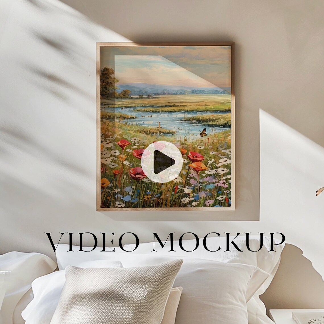 Video Frame 4x5 Mockup, Animated Frame Mockup, PSD Smart Object ...