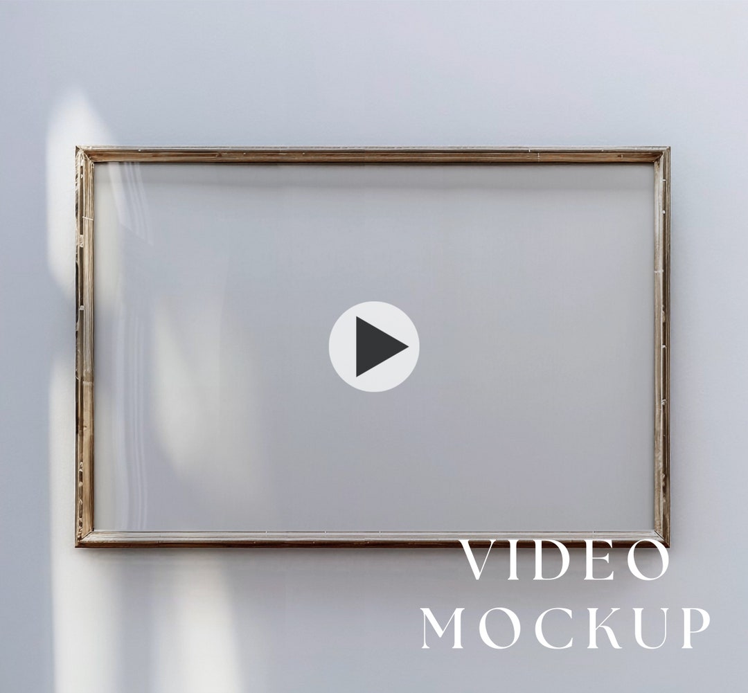 Video Frame Ratio 3:2 Mockup, Animated Frame Mockup, Smart Object, PSD ...