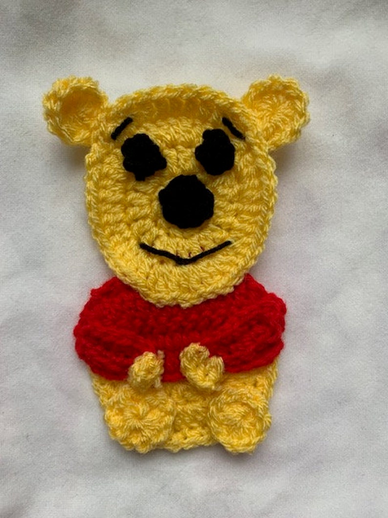Pooh Bear & Friends Applique Crochet Pattern - Etsy