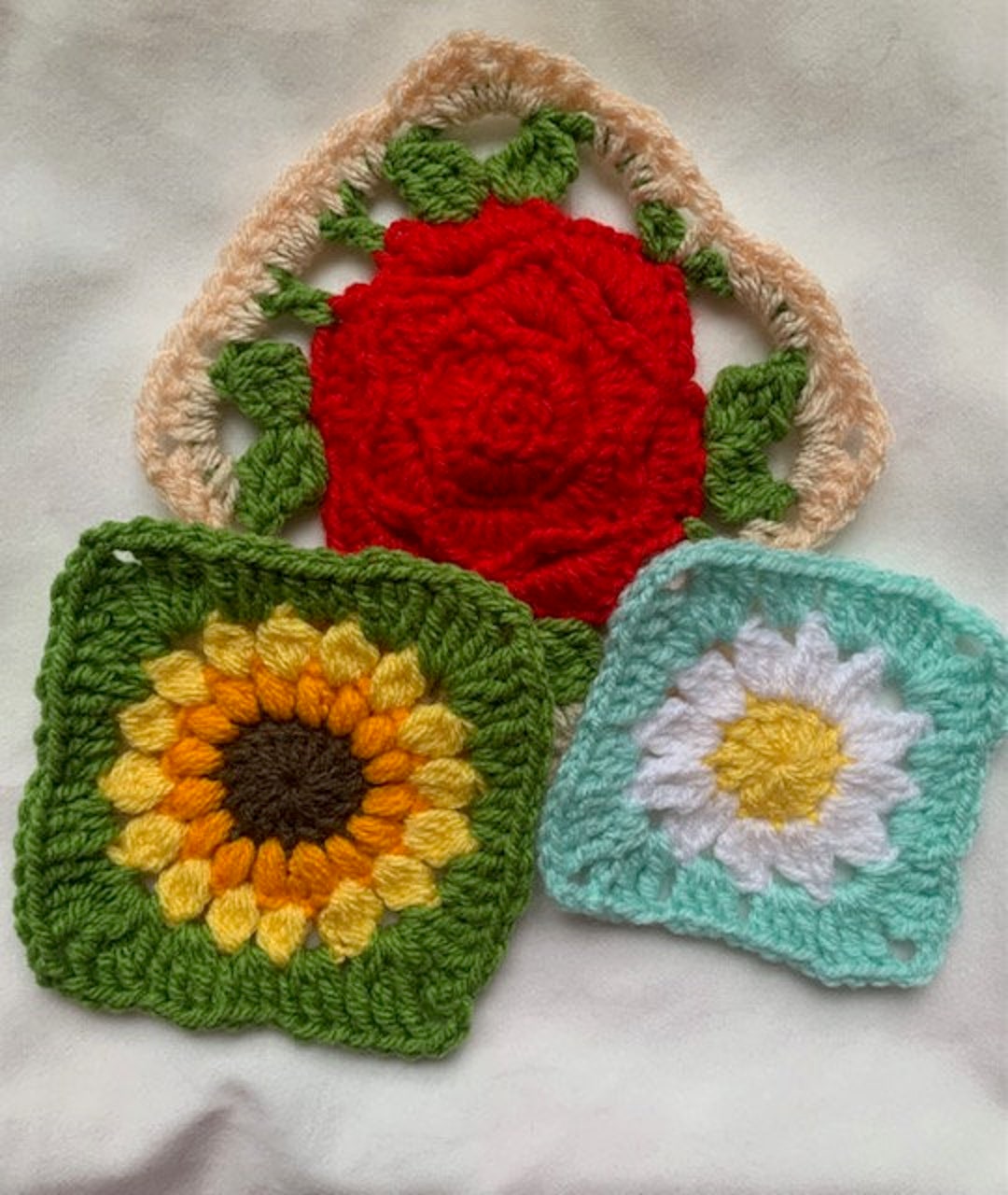 Flower Granny Square Patterns - Etsy