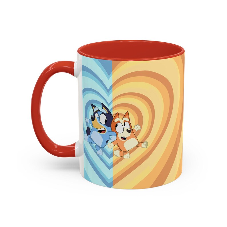 Bluey & Bingo Ceramic Mug Official Cartoon Character Mug Accent Coffee ...
