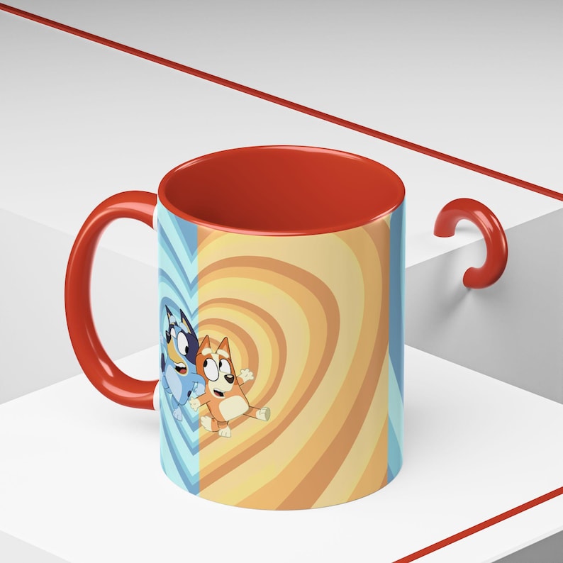 Bluey & Bingo Ceramic Mug Official Cartoon Character Mug Accent Coffee ...