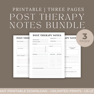 Minimalist Therapy Notes for Therapy Session Log for Therapy Tool for ...