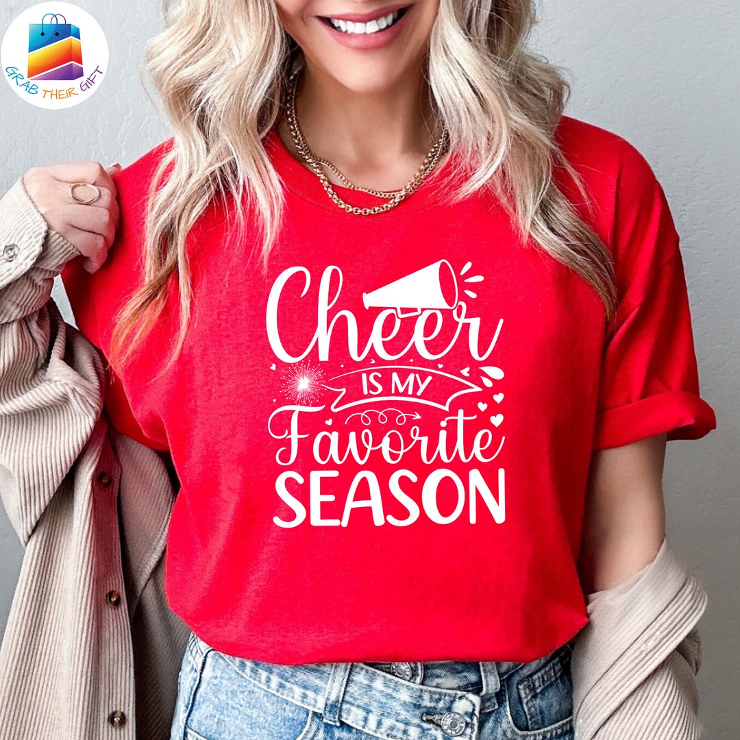 Cheer is My Favorite Season Shirt, Cheer Coach Shirt, Cheer Mom ...