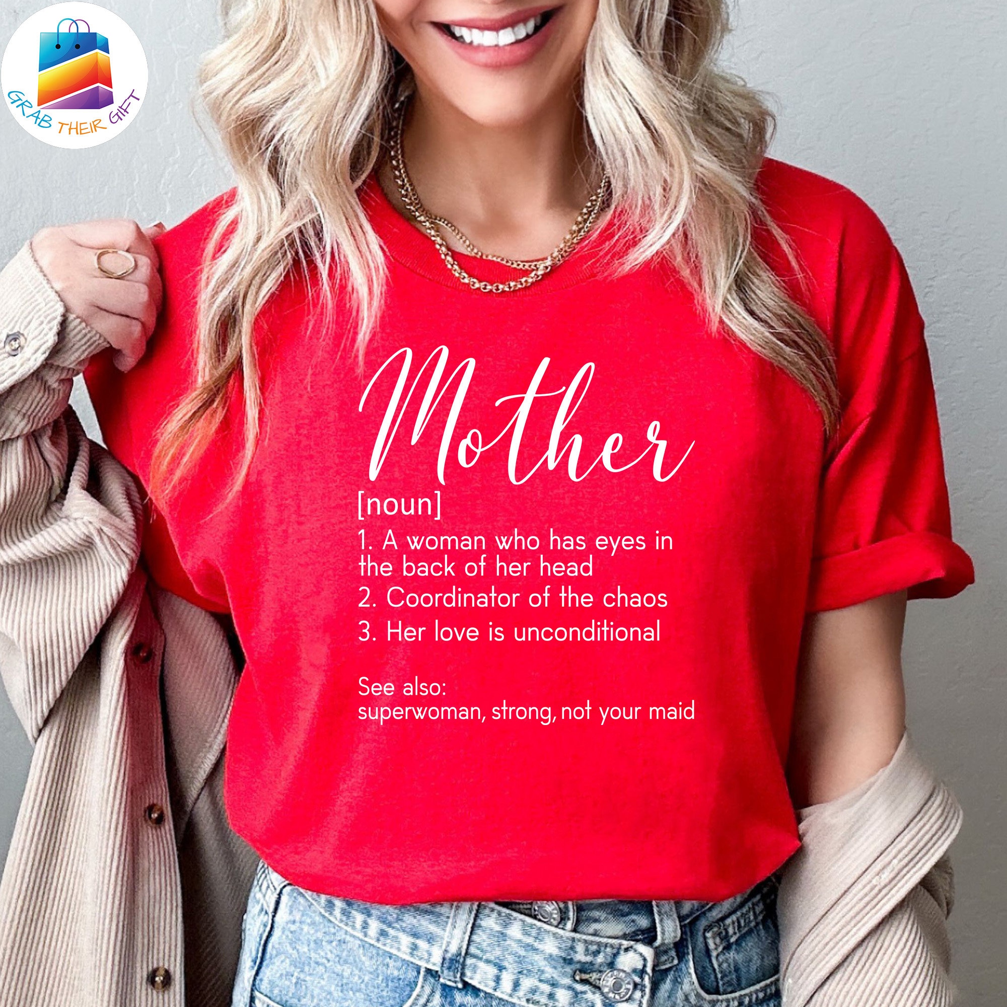 Mother Definition Shirt, Mother Long Sleeve, Mothers Day Shirt, Mom ...